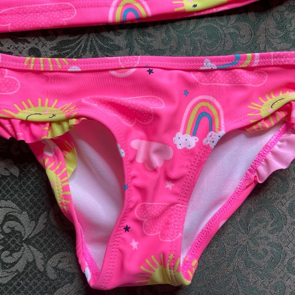 Carter's | Swim | Nwt 8m Rainbow Bathing Suit Carters Rashguard Swim ...